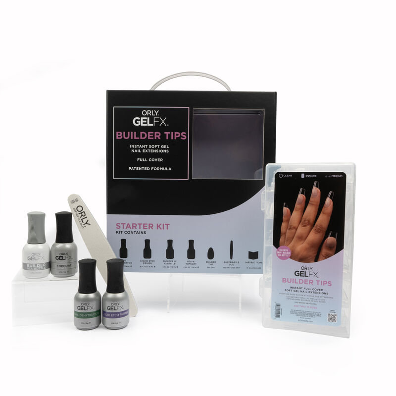 GELFX BUILDER TIPS STARTER KIT-MEDIUM SQUARE